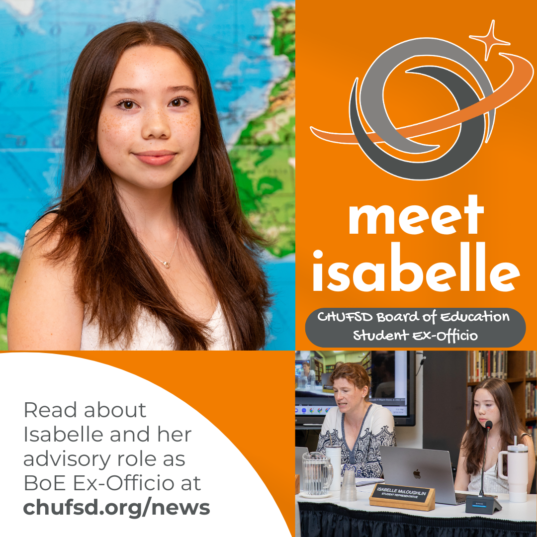 Meet Isabelle McLoughlin: CHHS Senior Embracing her Role as the BOE ...