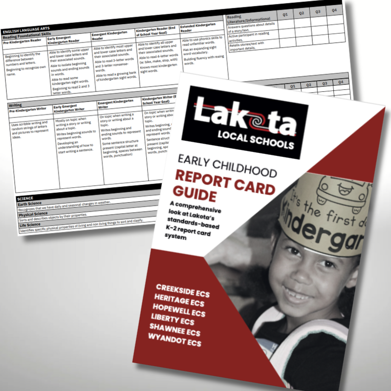 Understanding Lakota's Redesigned K-2 Report Card | News Detail Page