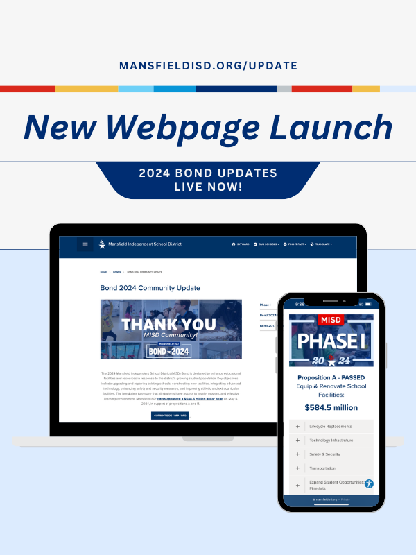 District Launches Bond Community Update | MISD Newsroom Article ...