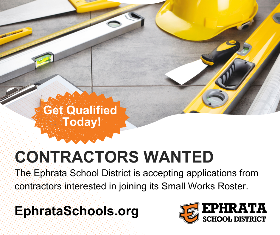 Contractors Wanted Join Our Small Works Roster | District News