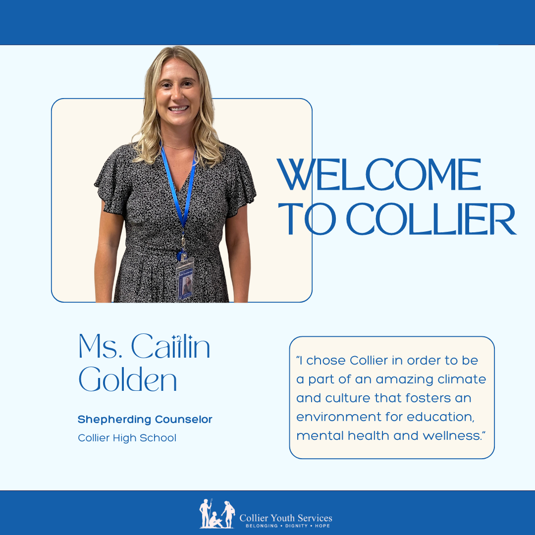 Introducing Ms. Caitlin-Collier School's New Shepherding Counselor ...
