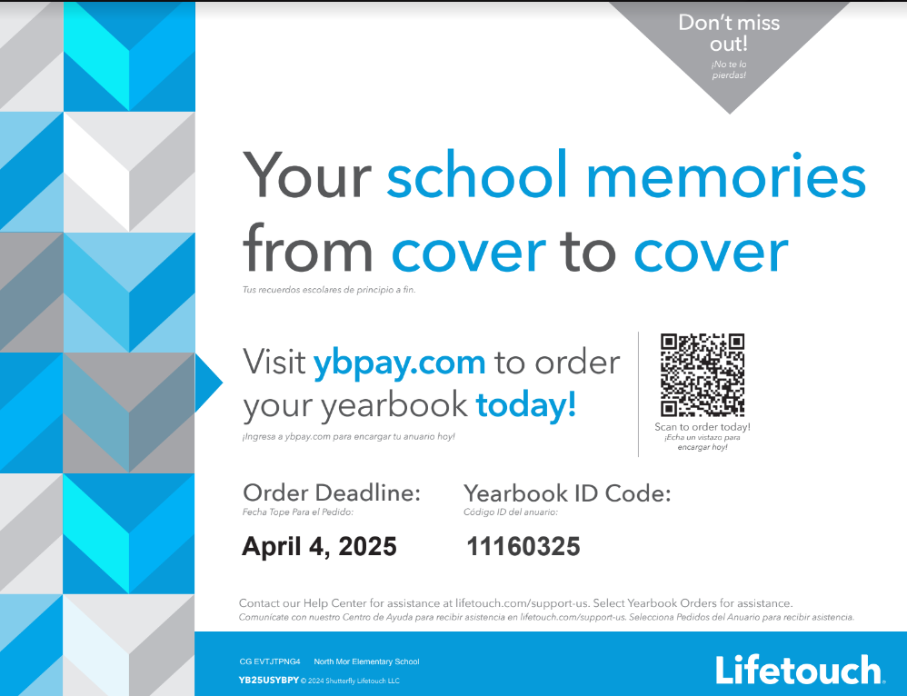 Order your YEARBOOK now for 2024-25! | Details - North Mor Elementary ...