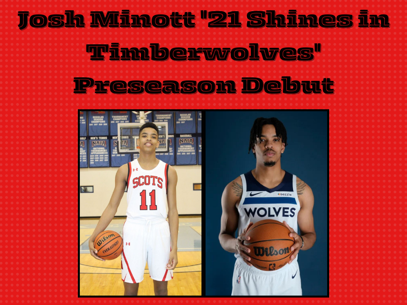 Josh Minott '21 Shines in Timberwolves' Preseason Debut | Athletics Article