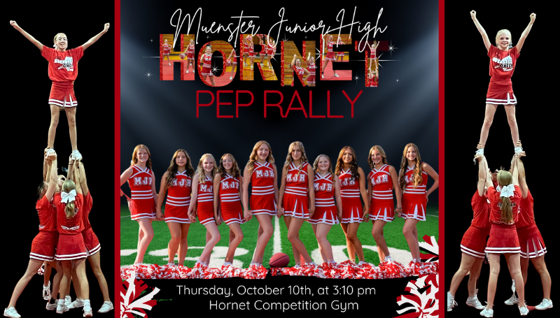 Muenster Junior High Hornet Pep Rally - October 10th at 3:10 pm | Post ...