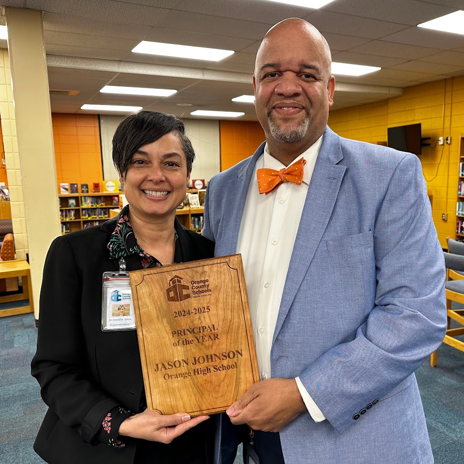 Jason Johnson Named Principal of the Year for Orange County Schools ...