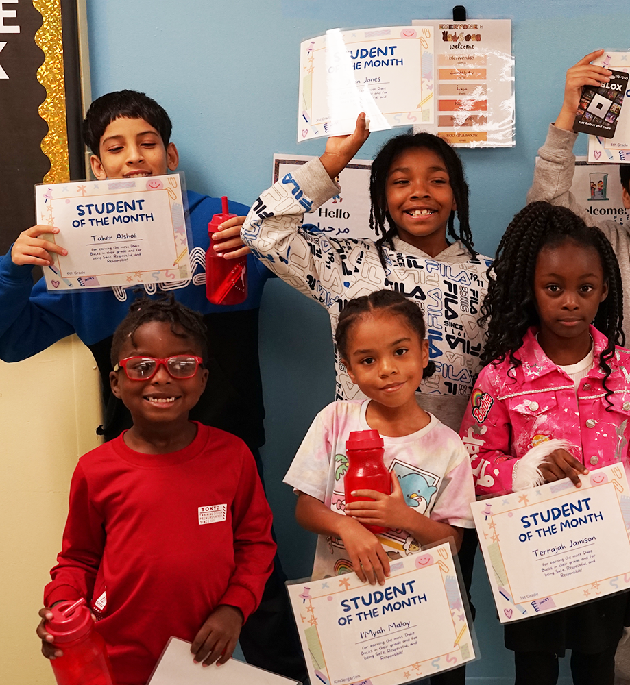 September's PBIS Students of the Month | News Details