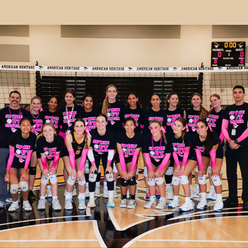 Girls Volleyball “Spikes Out Cancer” in Support of Breast Cancer ...