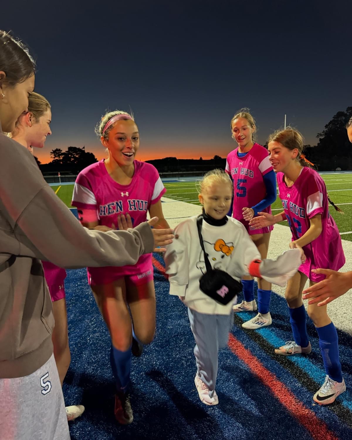 Girls Soccer Team Welcomes a Special Honorary Captain | Post Details