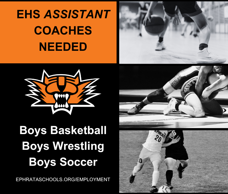 EHS Assistant Coaches Needed | District News