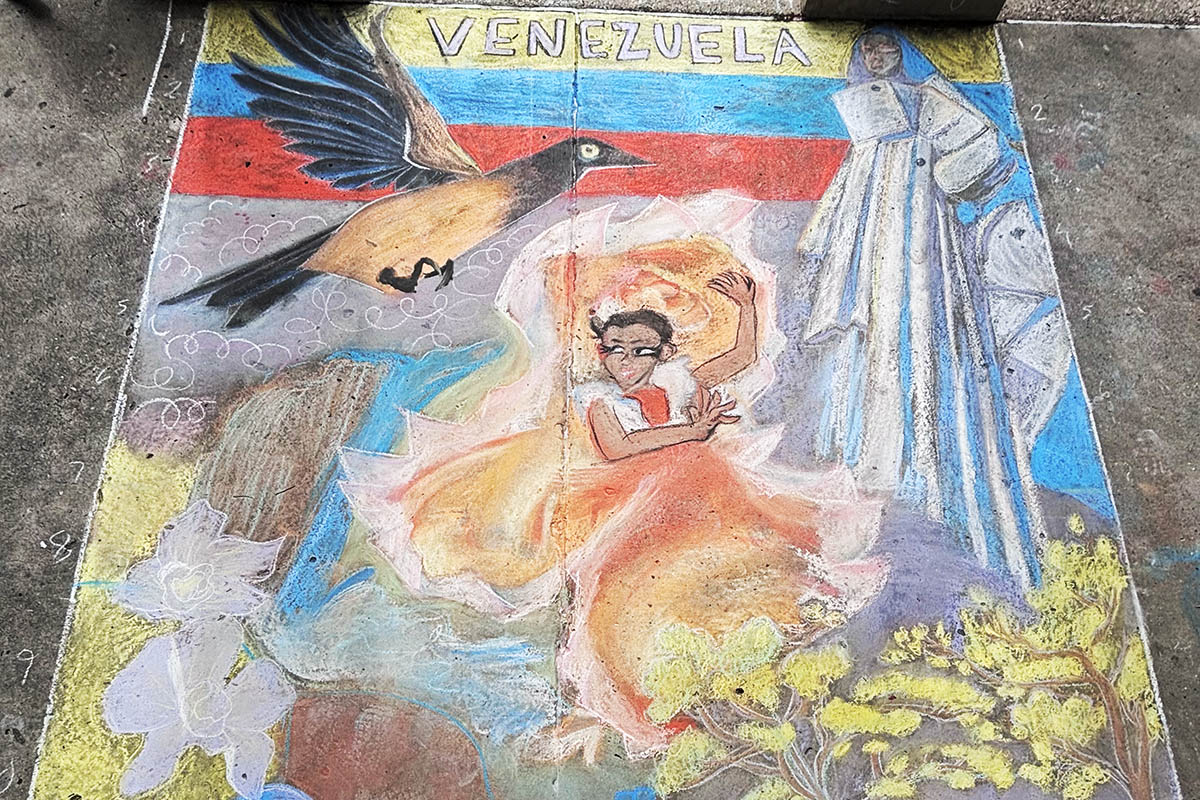 Hispanic Heritage Month: Chalk Mural | News Post General - Mount Carmel ...