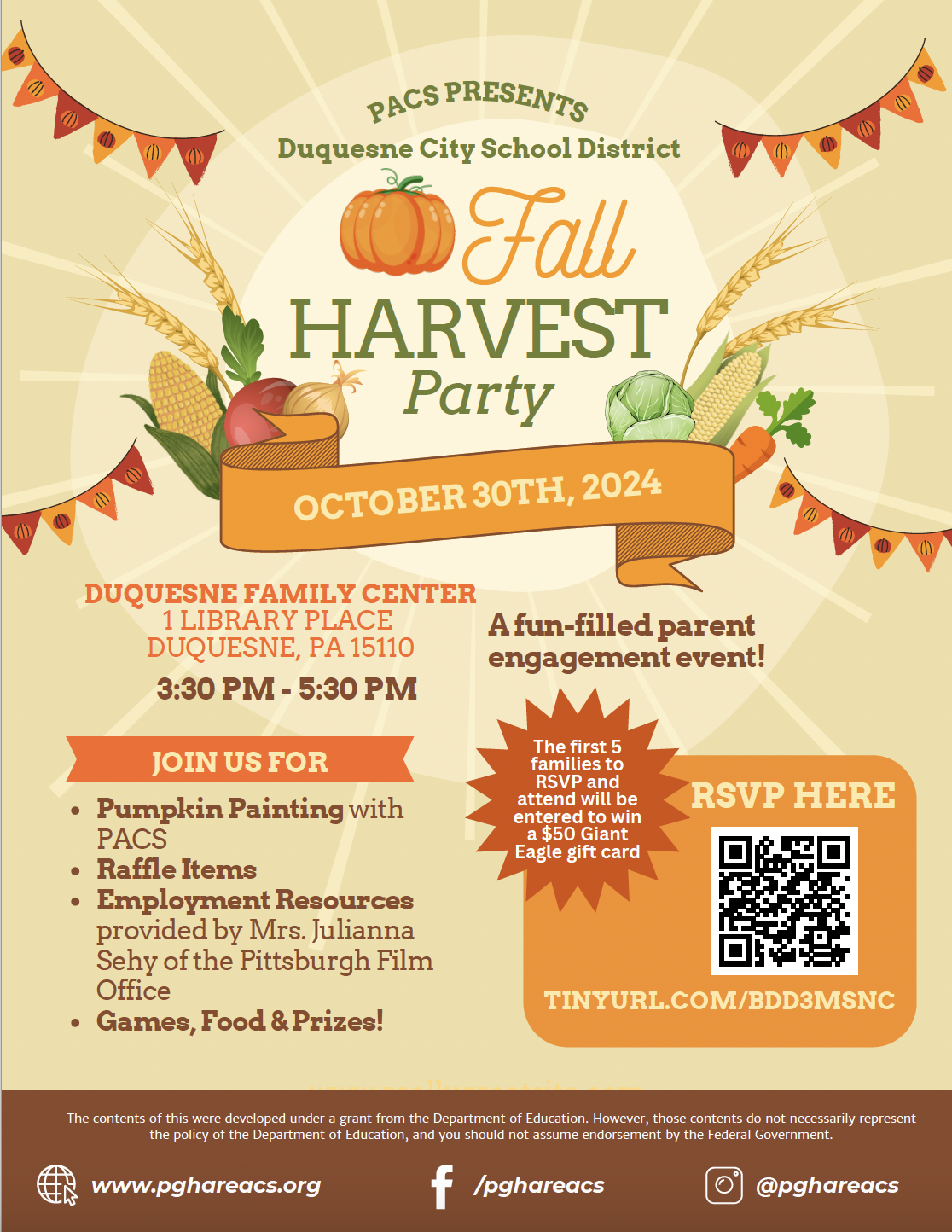 PACS Fall Harvest Party | Community News Details