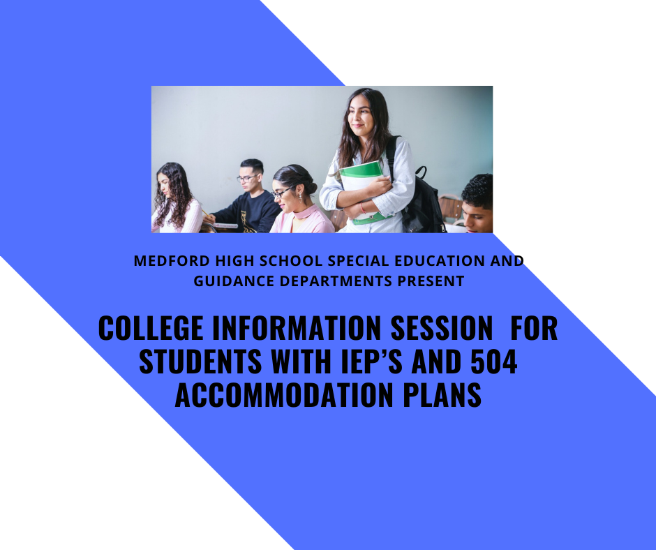IEP and 504 Accommodation Plan College Information Session - October ...