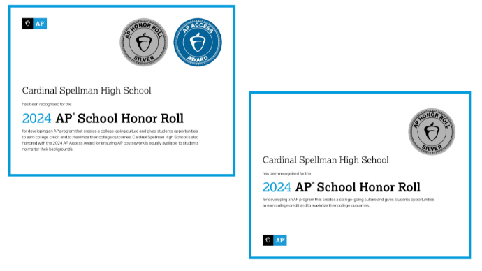 Spellman Named to the 2024 AP Scholar Honor Roll! | News Post