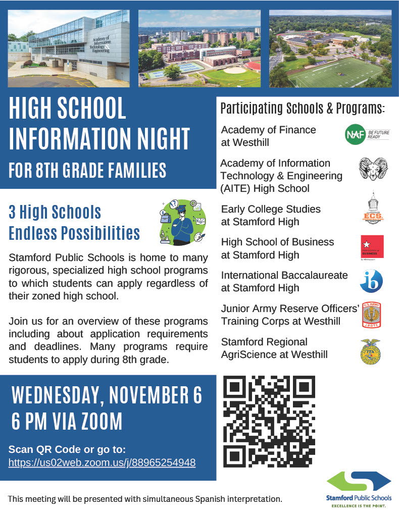 REMINDER: High School Information Night for 8th Graders is TONIGHT ...