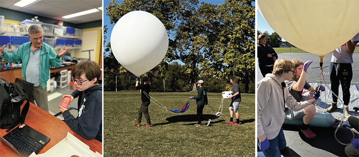 Science & Engineering Club Launches Balloon | Student Stories - The ...