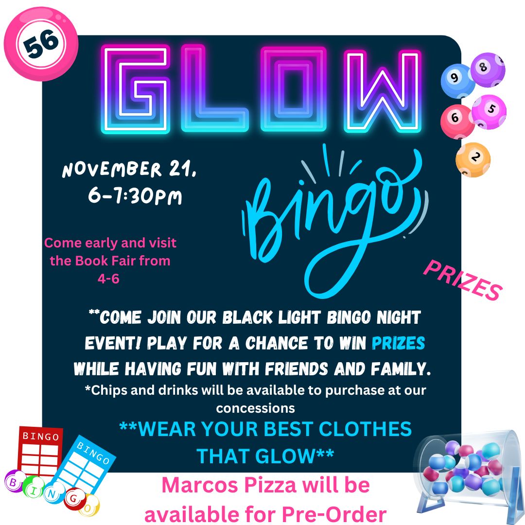 Glow Bingo Family Night | School News Detail Page