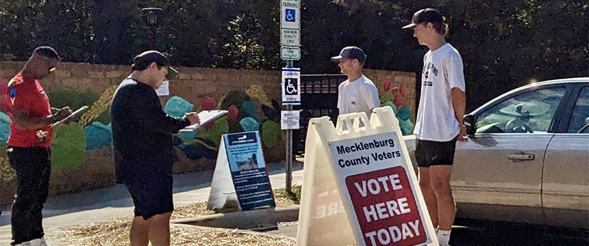 Students Take Active Role in Exit Polling | News Post