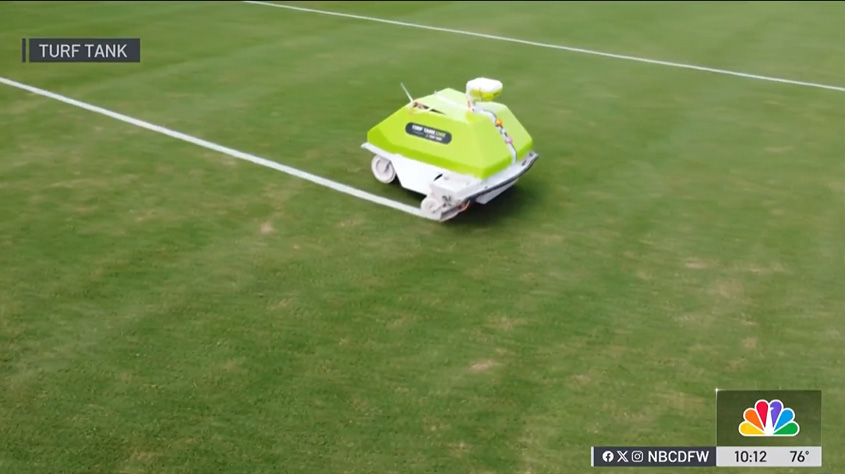 HEB ISD Autonomous Field Striper Featured on NBC 5 | Post Details