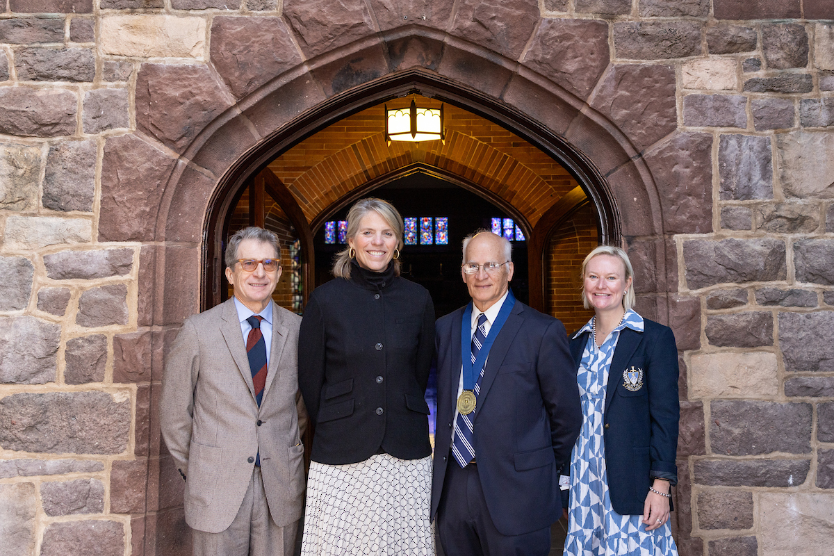 Gordon Bonnyman ’65 Accepts the 2024 Whatsoever Things Are True Award ...