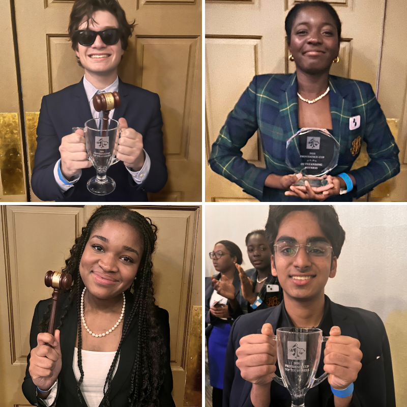 Best Attorney Awards and Best Witnesses at Mock Trial Competition ...