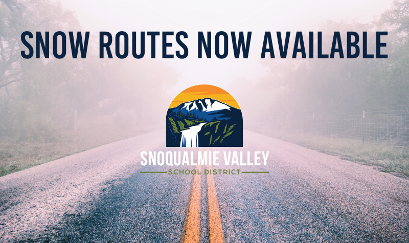 Snow Routes - Snoqualmie Valley School District