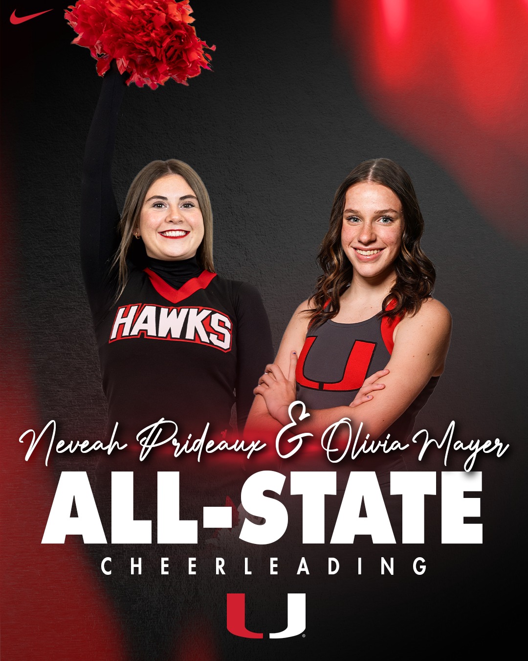 2 Senior Cheerleaders Named To All-State | Athletics News Details