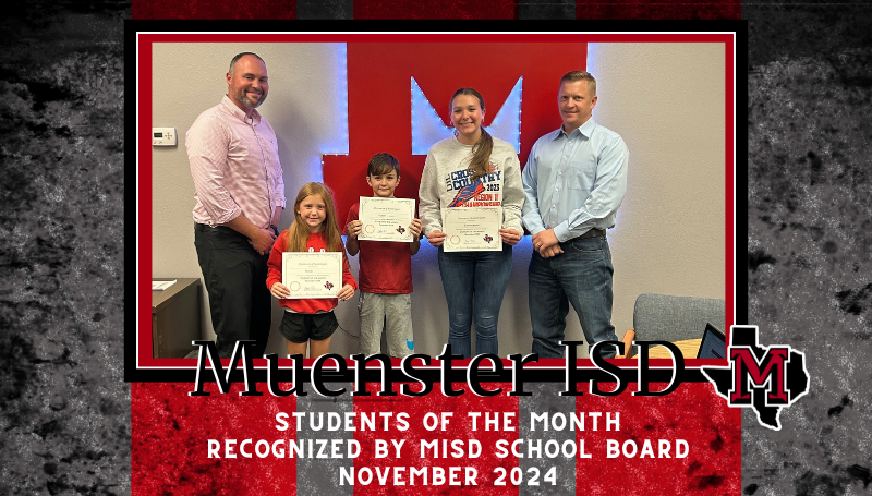 MISD Students of the Month for November 2024 Recognized by MISD School ...