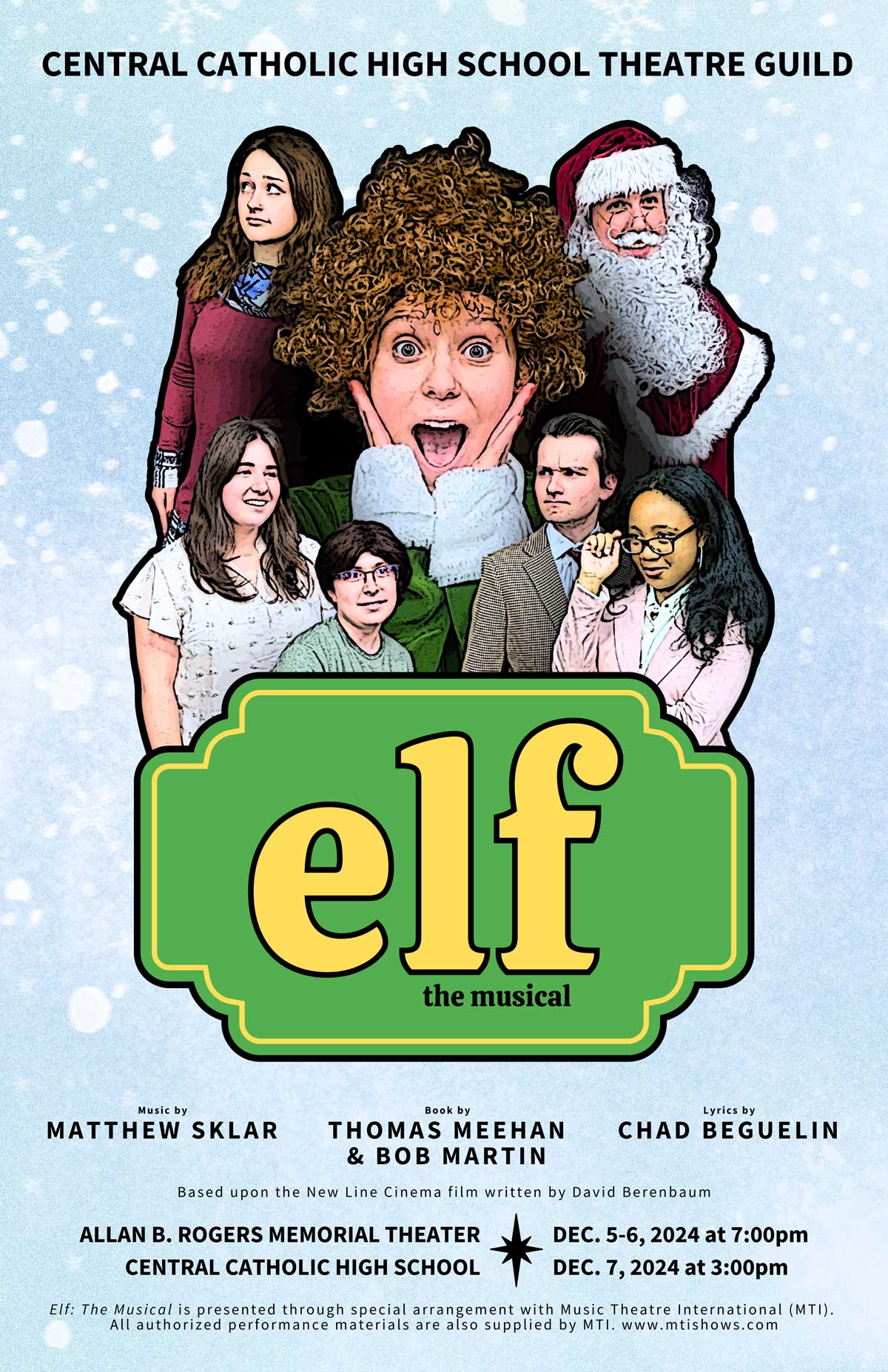 Online Tickets for Elf The Musical - Central Catholic High School ...