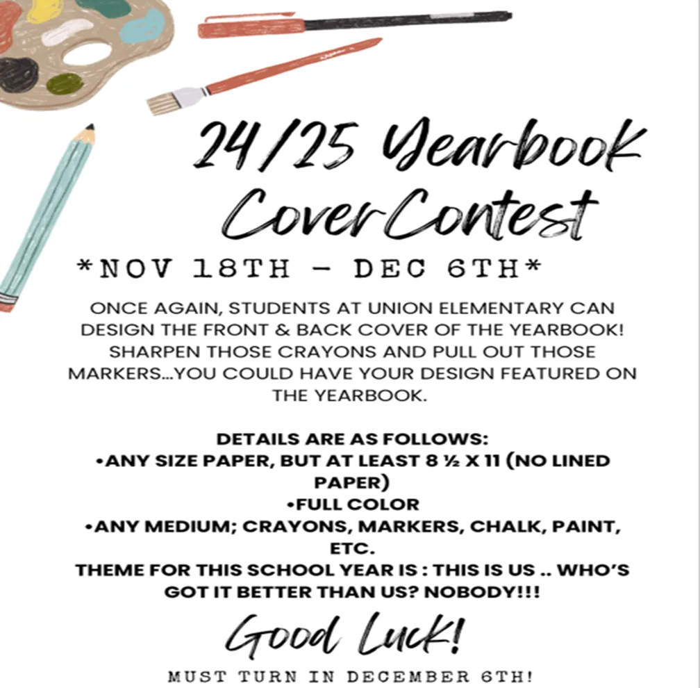 2024-2025 Yearbook Cover | School News Detail Page