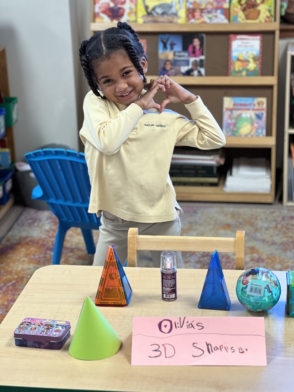 Kindergarten Class Displays 3D Shapes Museum | News Posts
