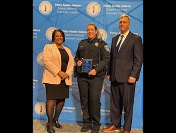 GCPS Officer Honored with Law Enforcement Appreciation Award | News Details