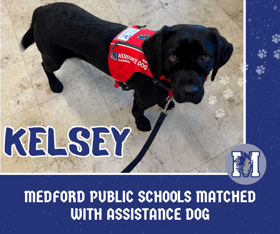 Medford Public Schools Matched With Assistance Dog | Missituk News Post