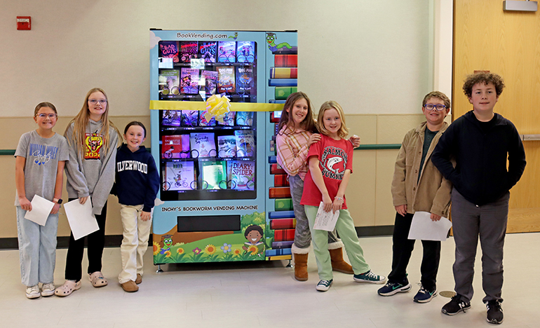 Wiley Elementary Unveils Book Vending Machine to Reward Positive ...