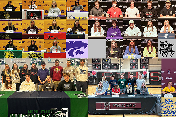Fall Signing Ceremonies Celebrate Rockwood Student-Athletes | Article