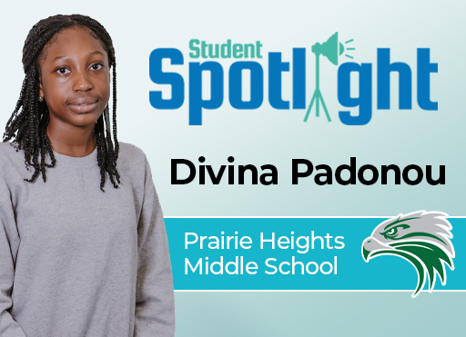 Student Spotlight: Divina Padonou, Prairie Heights Middle School | PHMS Default Board Post Page