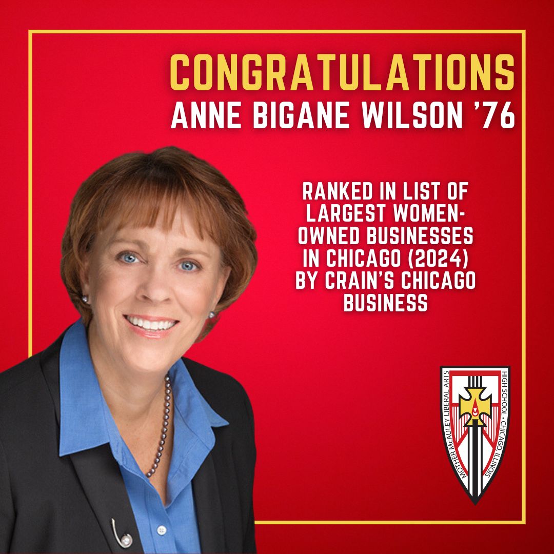 Alumna ranked in the list of "Largest Women-Owned Businesses in Chicago ...