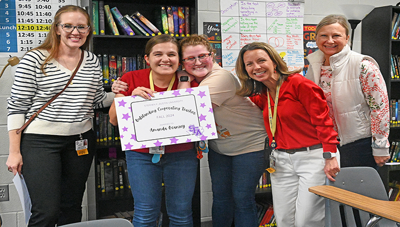 Spillane MS teacher named SFA Outstanding Cooperating Teacher | CFISD ...
