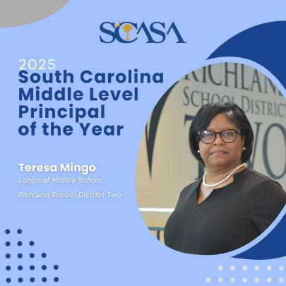 Teresa Mingo is Awarded 2025 SCASA Middle Level Principal | Details