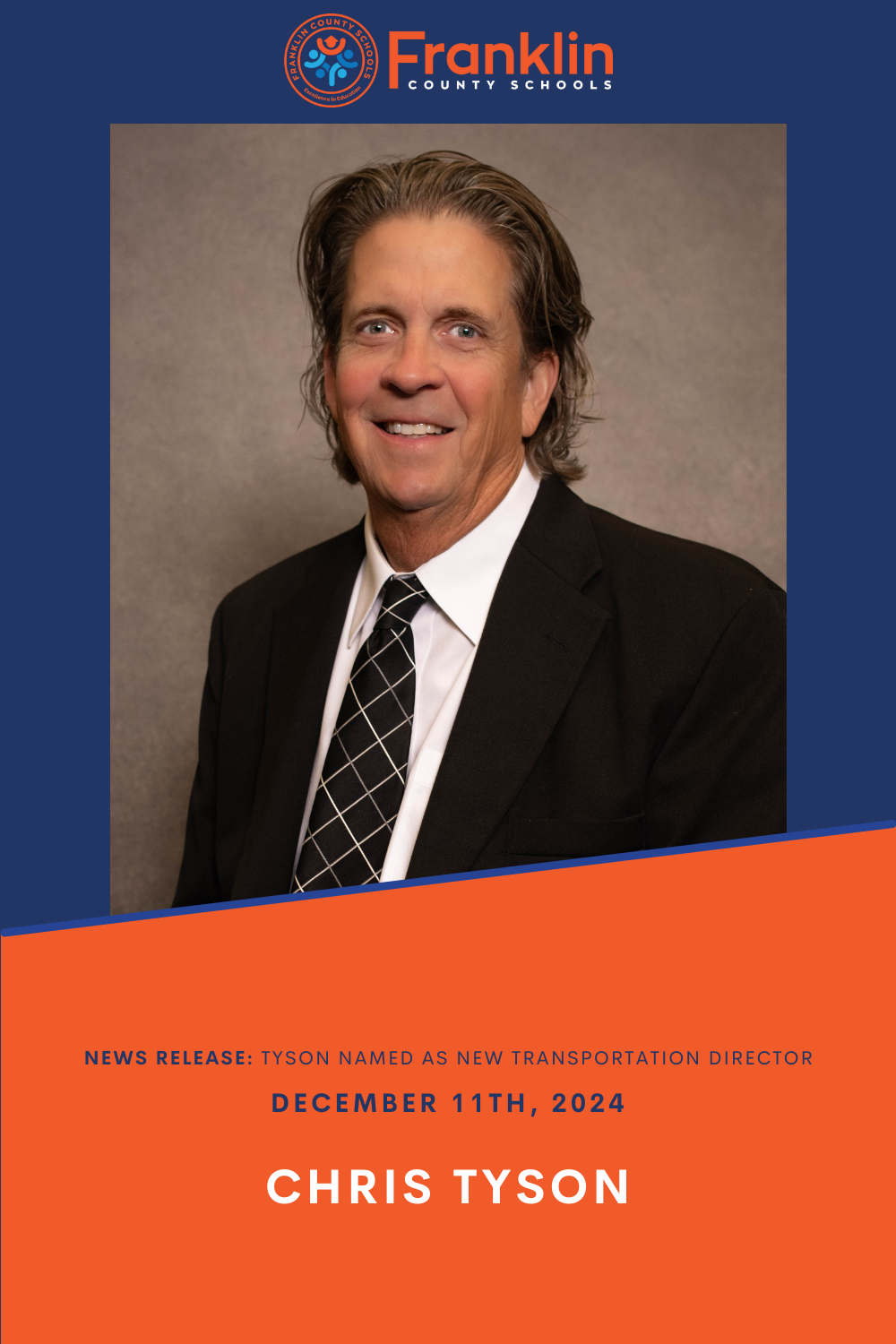 Christopher Tyson Named Director of Transportation | News Details