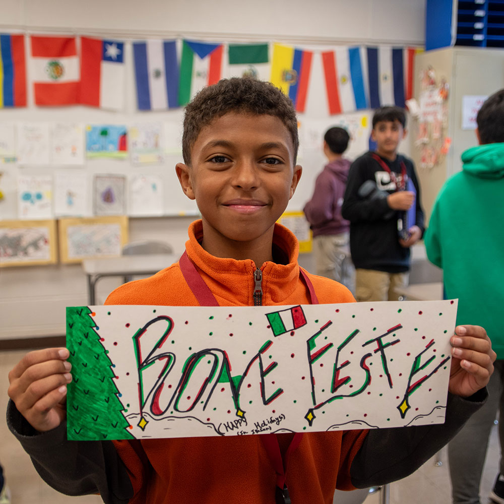 Middle School Latin Classes Spread Multilingual Holiday Cheer | Latest ...