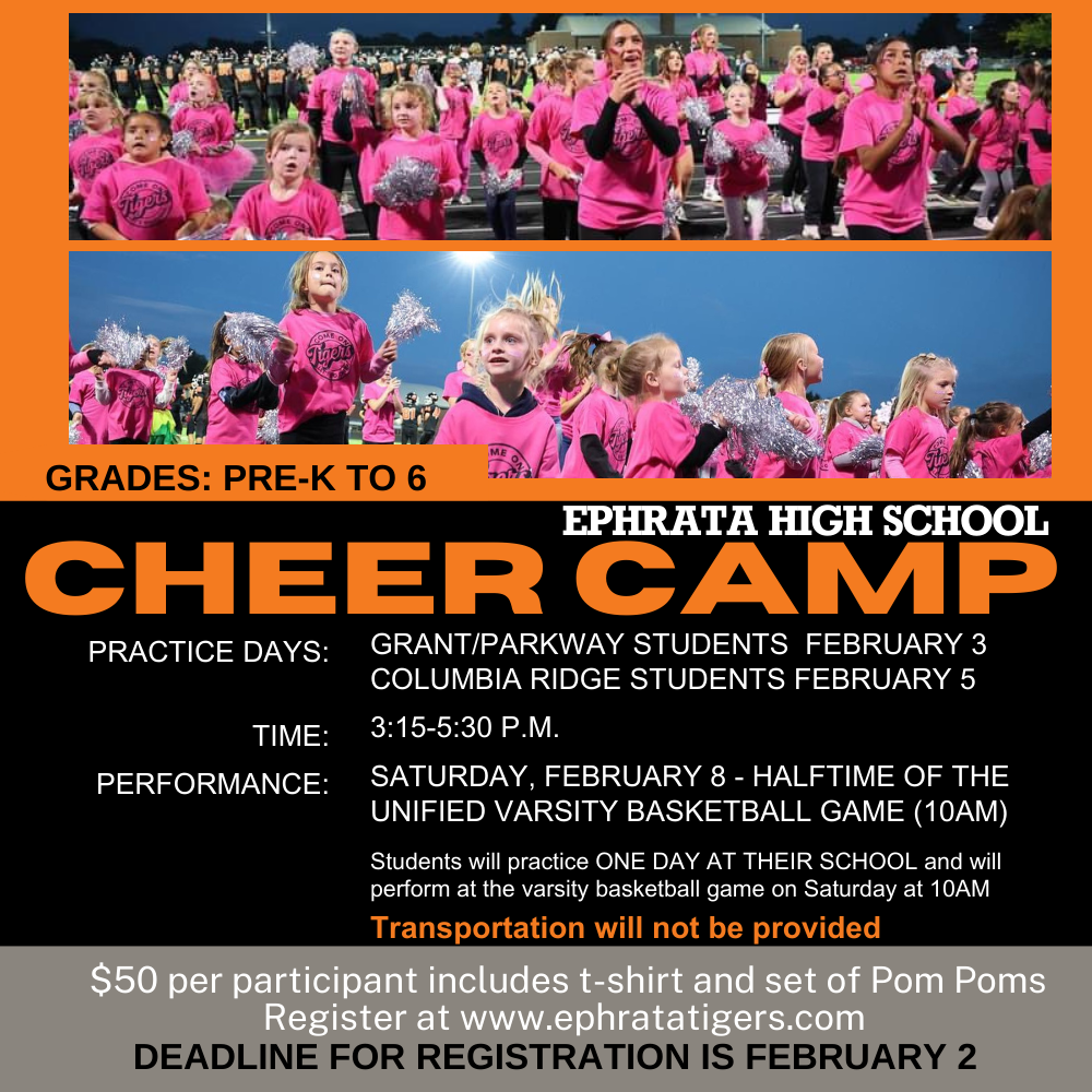 Don't Miss EHS Cheer Camp! | District News