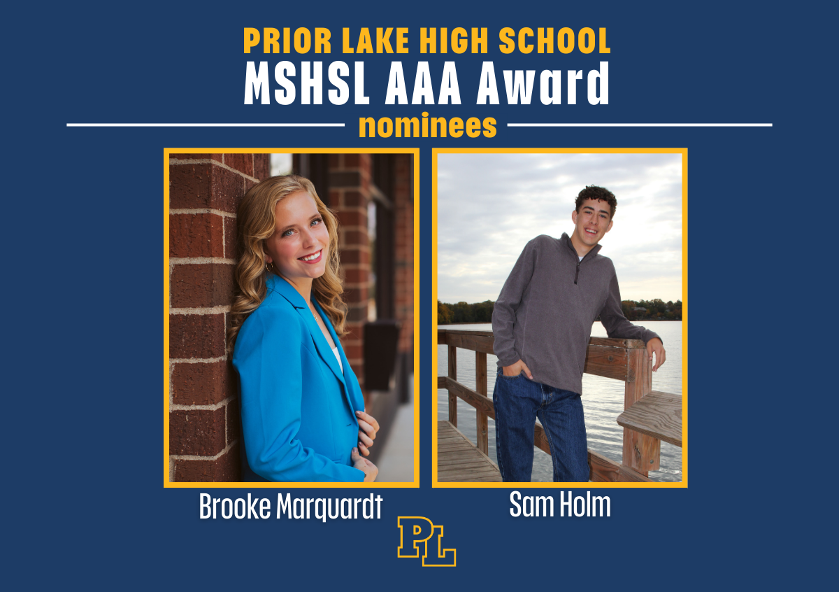 Two PLHS Seniors Nominated for the MSHSL AAA Award | Post Details