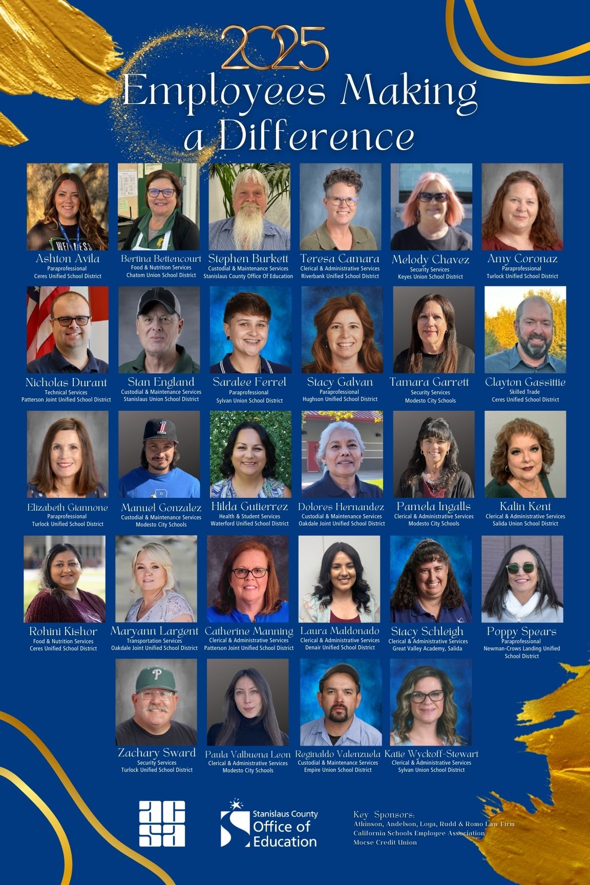 Employees Making a Difference Program Recognizes Outstanding Classified School Employees | article