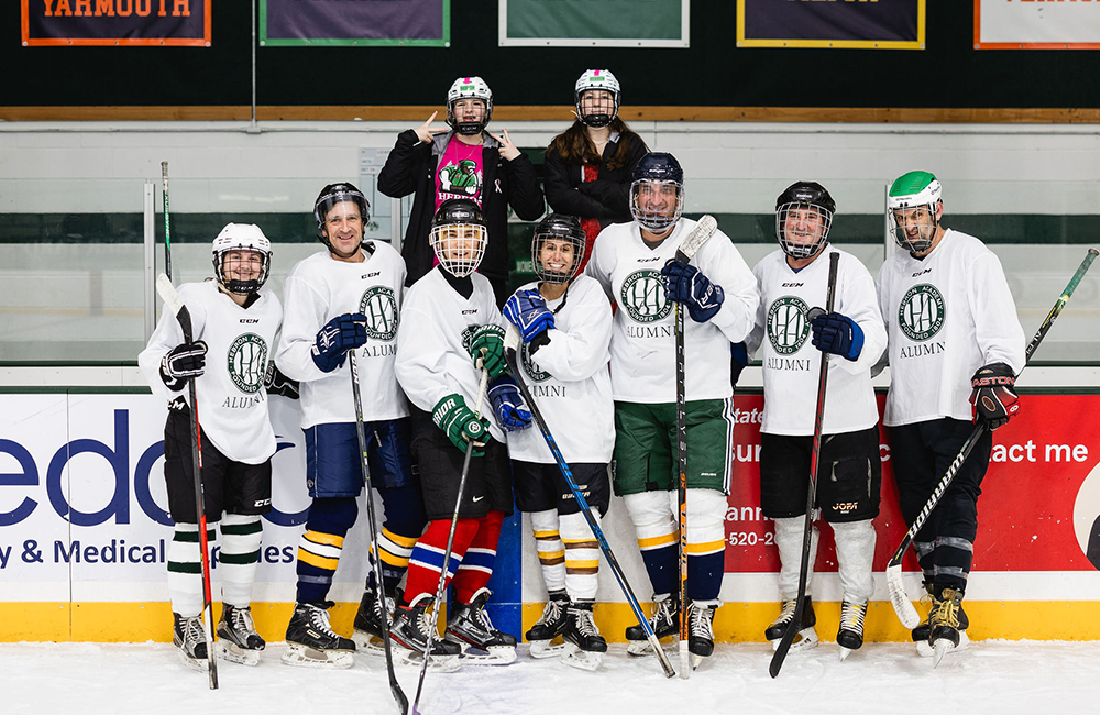 Alumni Hockey Game & Pink the Rink | News Post - Hebron Academy