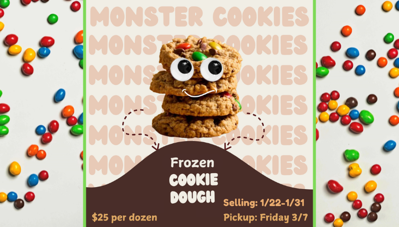 FCCLA Frozen Monster Cookie Dough for Sale until 1/31 | Post Details