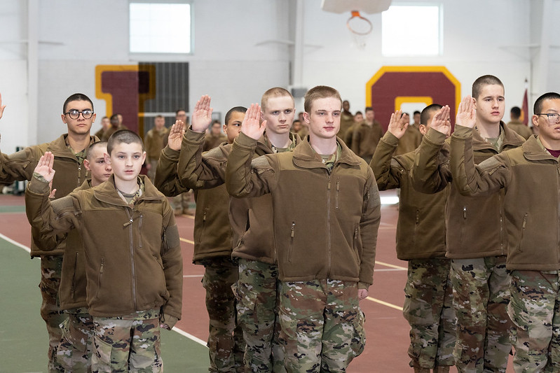 New Midterm Cadets Participate in New Cadet Resolution Ceremony | News ...