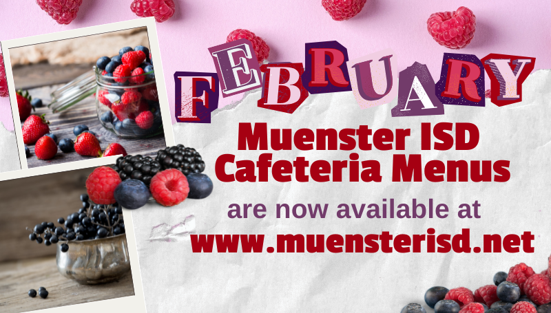 MISD Cafeteria February Menus | Post Details