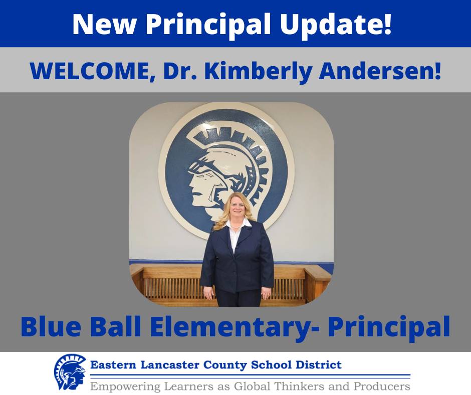 New Principal Appointed at Blue Ball Elementary School! | Post Details Page