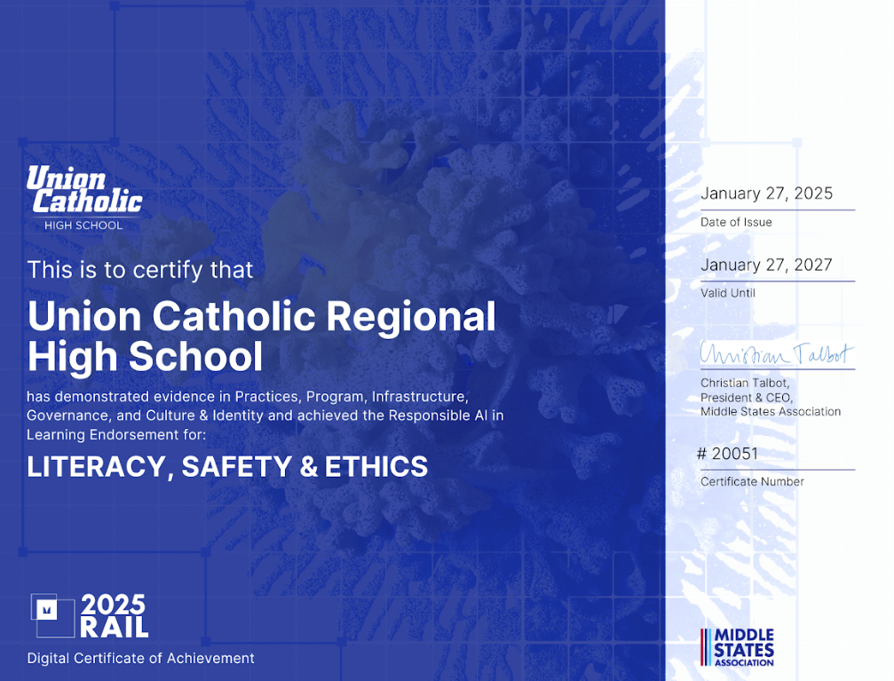 Union Catholic Earns Prestigious AI Endorsement | Dynamic Post Page