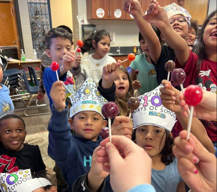 Roy Clark Celebrates 100th Day Of School | Campus Life Details